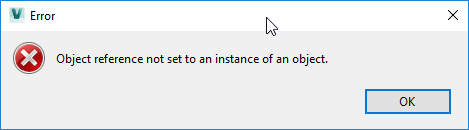 Vault client is crashing when creating new items and item related ...