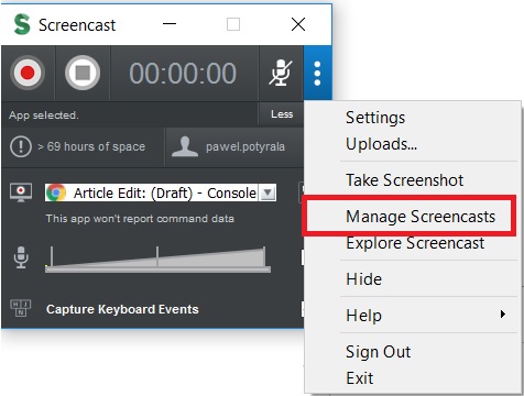 如何使 Autodesk Screencast 仅对选定用户可见