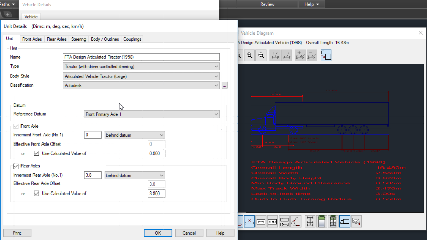 How to show custom vehicle in the Vehicle Diagram in Vehicle Tracking
