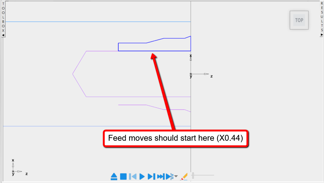 How to change the start position of a boring feature in FeatureCAM