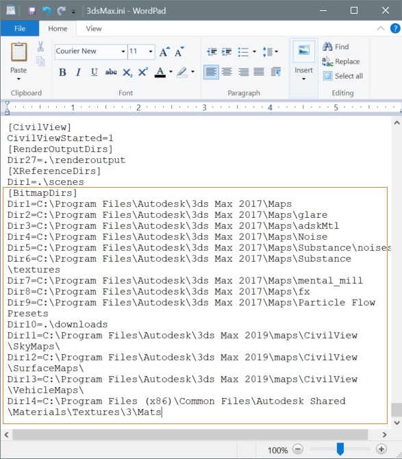 How to edit multiple 3ds Max external file paths after moving assets to a new location