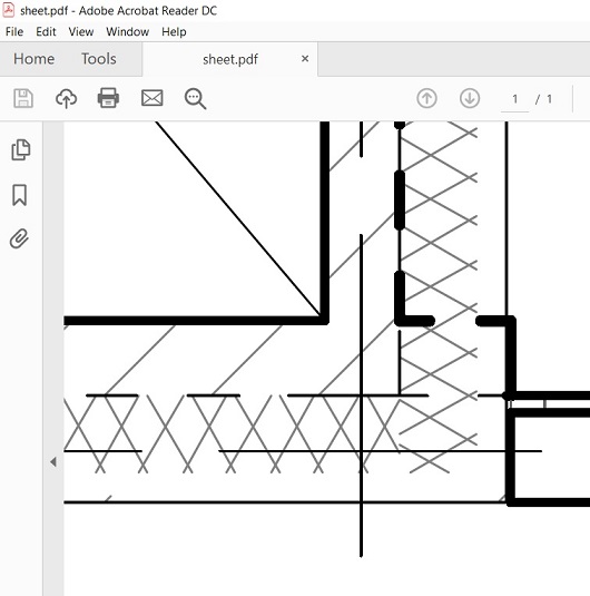 Wall with a white edge in Revit