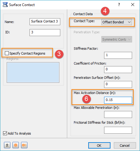 How to set up automated contact with shell elements in Nastran