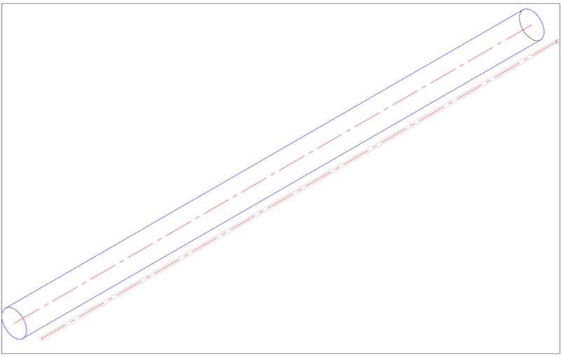 How to display small bore pipe as single line on orthographic drawings ...