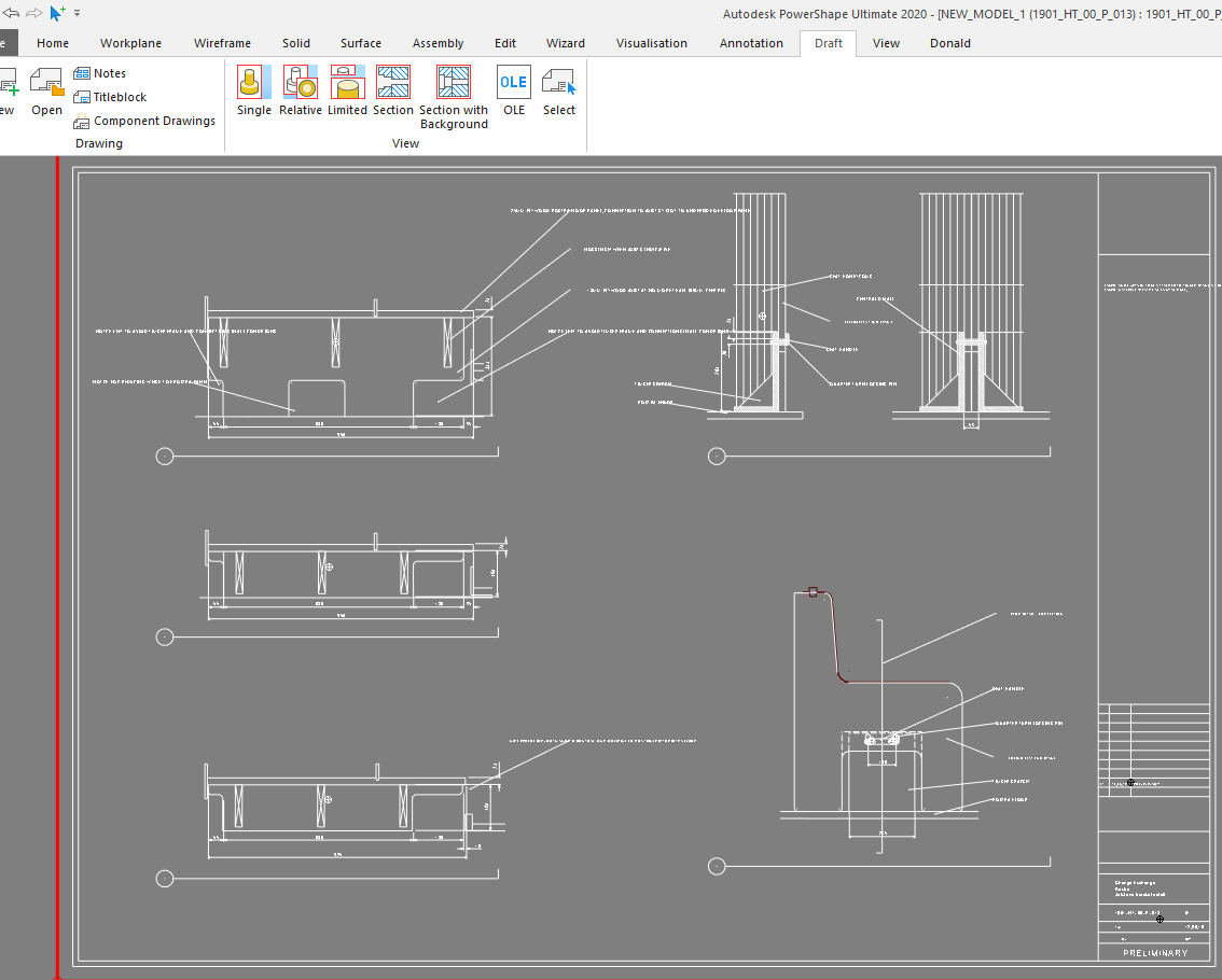 Missing drawing entities after importing dwg (AutoCAD) drawing into ...