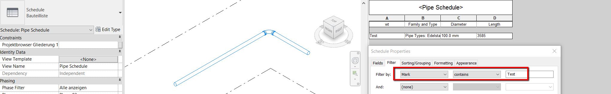 How to create such pipe schedules in that only specific pipes are ...