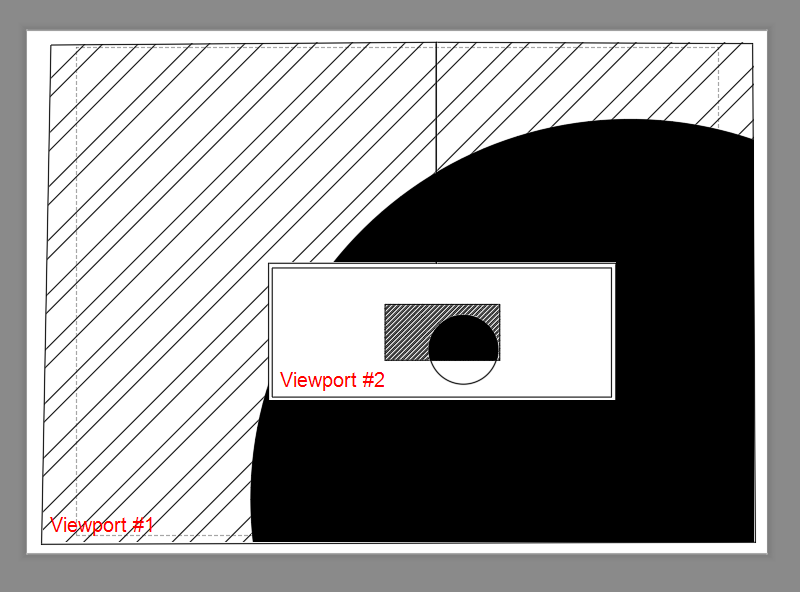 How to overlap viewports and hide the bottom ones in AutoCAD Products