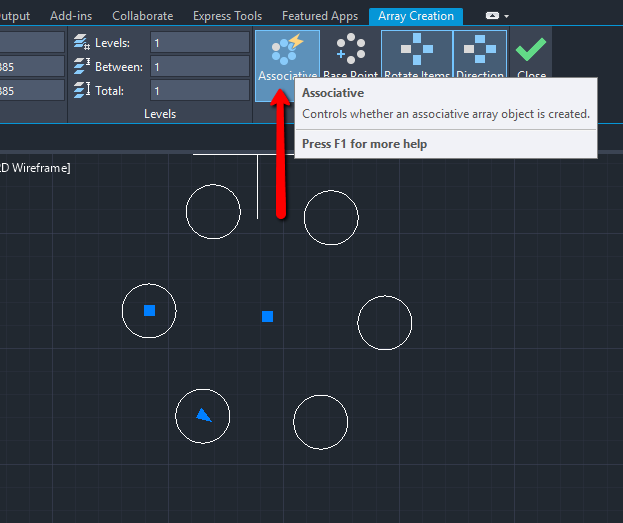How To Make A Non associative Array In AutoCAD AutoCAD 2020 