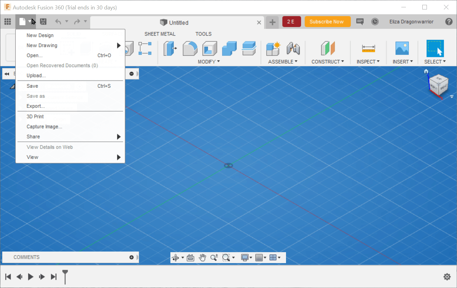 Dropdown menus disappear and items cannot be selected in Autodesk Fusion Dropdown menus disappear and items cannot be selected in Autodesk Fusion