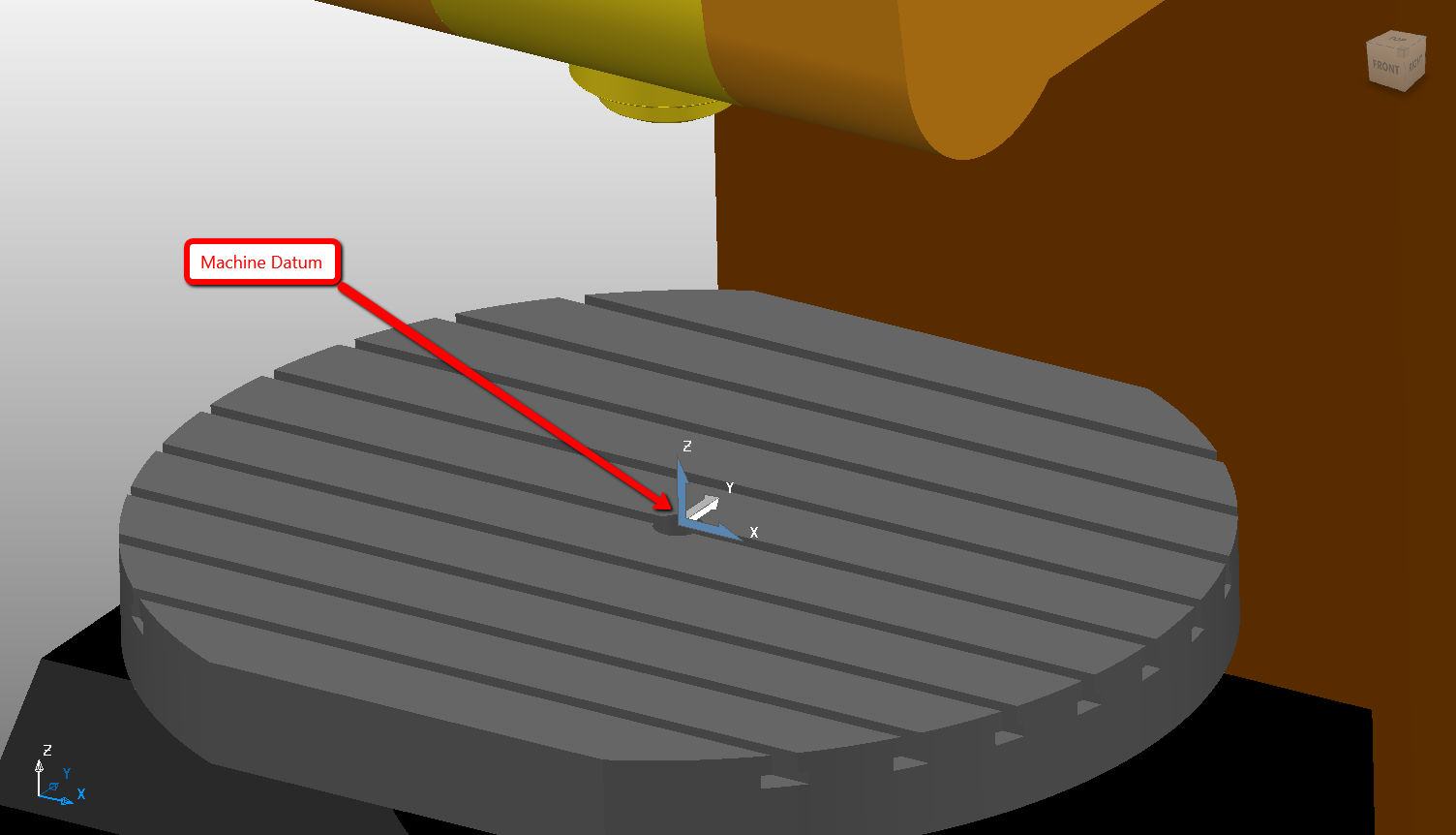 How to align or position the CAD model with the machine table for ...