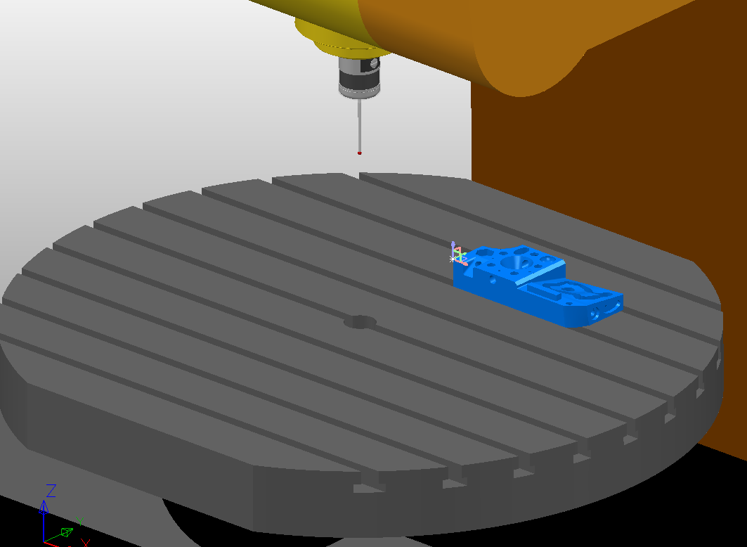How to align or position the CAD model with the machine table for ...