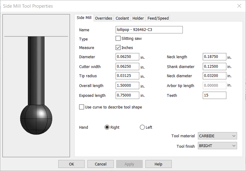 How to deburr a crossdrilled hole in FeatureCAM