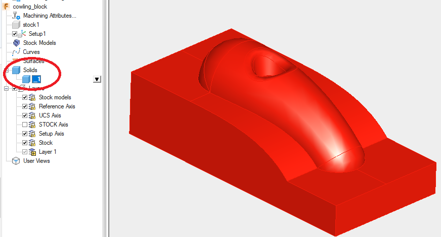 Moving a model into a new position in FeatureCAM