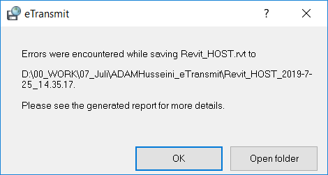"Errors were encountered while saving..." when trying to eTransmit a ...