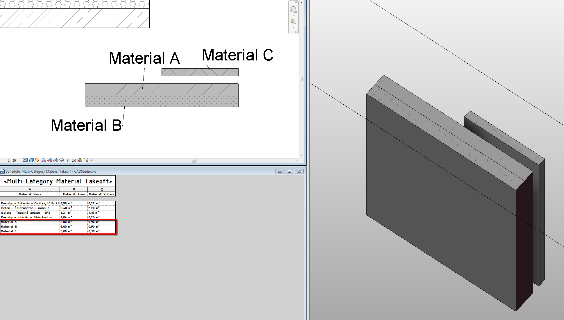 For compound wall after join or for such wall with voids the Material ...