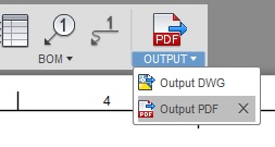 How to output a sketch in PDF format from Fusion