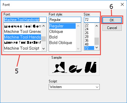 Creating single line text in FeatureCAM