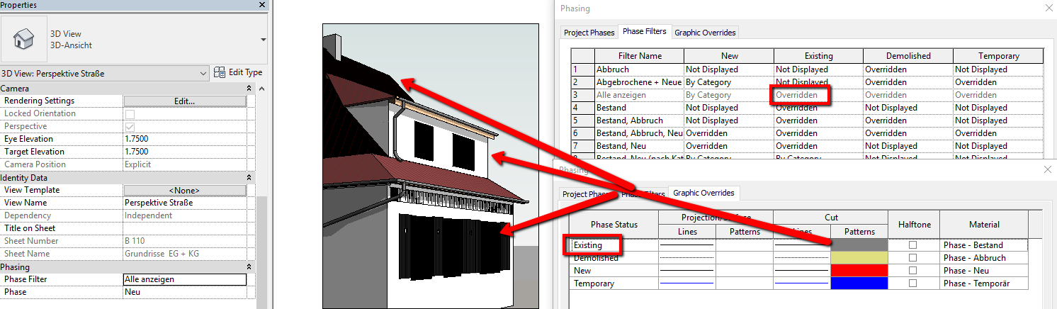 Elements Appear Black Or Grey Instead Of Showing Material Or Color In 3D Views In Revit