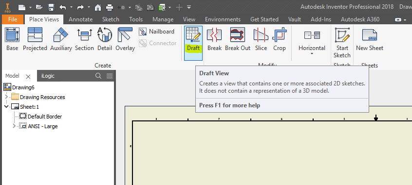 Copying AutoCAD geometry into an Inventor DWG or IDW as sketch data