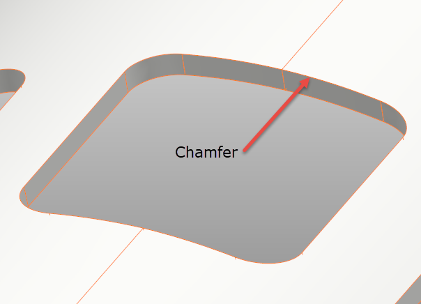 How to add consistent chamfers to a solid edge in PowerShape.