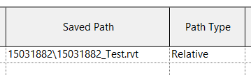Linked CAD file path type is set as relative but Saved Path displays ...