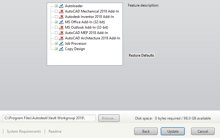 Add-In for Vault in Office products not loaded after installing Office