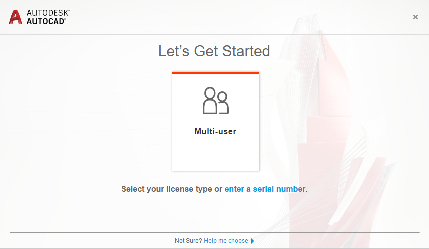 Single-user or Sign In option is missing from the Let's Get Started ...