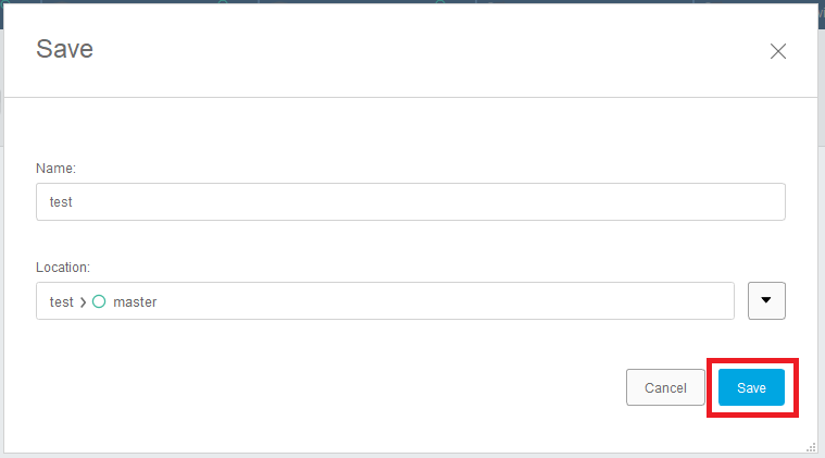 Clicking the Save button does nothing in Fusion