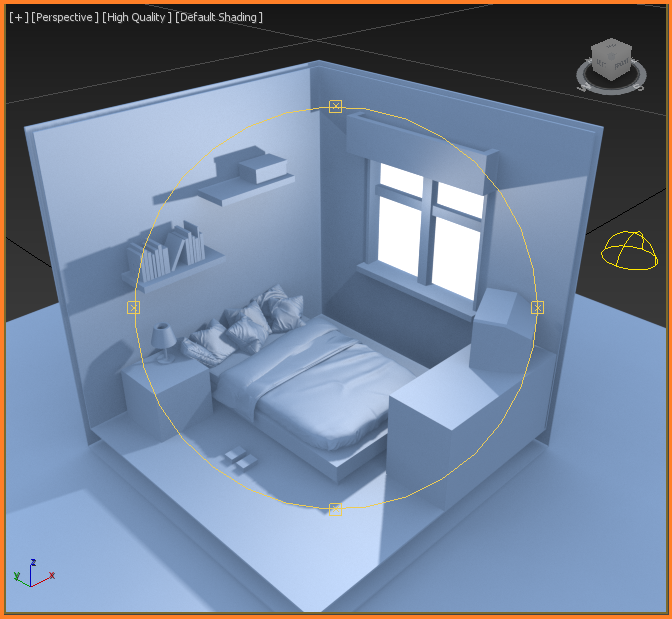 3ds Maxで選択されていないオブジェクトを中心にオービットすると、ビューポートにラグやスタッターが発生する