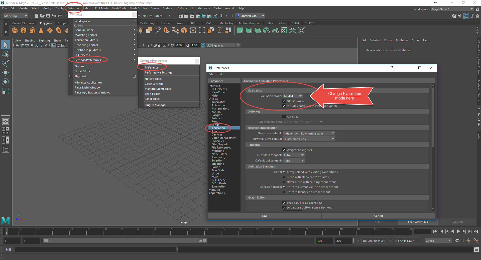 Hypershade Material Viewer unstable showing animated textures in Maya