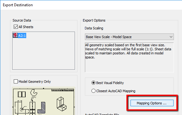 Wrong ordinate dimension values are shown in an exported AutoCAD DWG ...