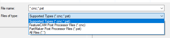 Post not showing up within FeatureCAM
