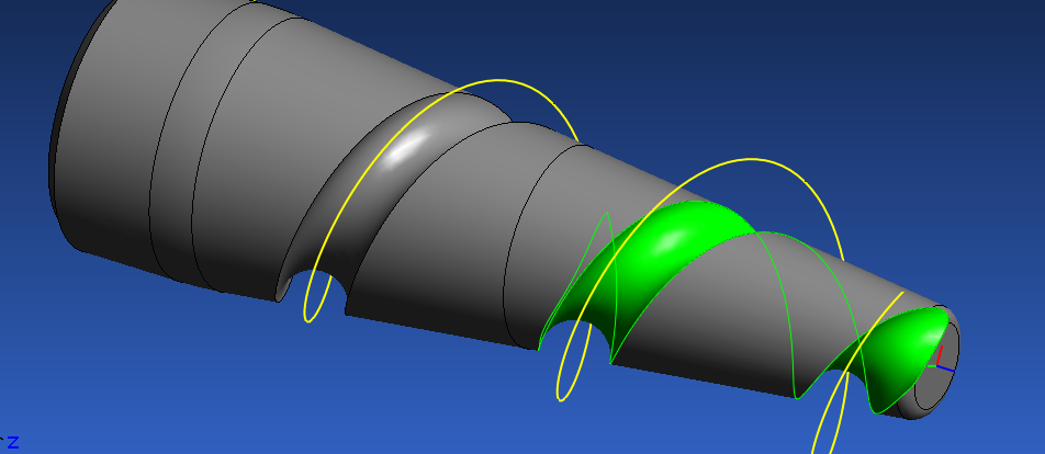 How to machine spiral flutes with a 4-axis toolpath in PartMaker