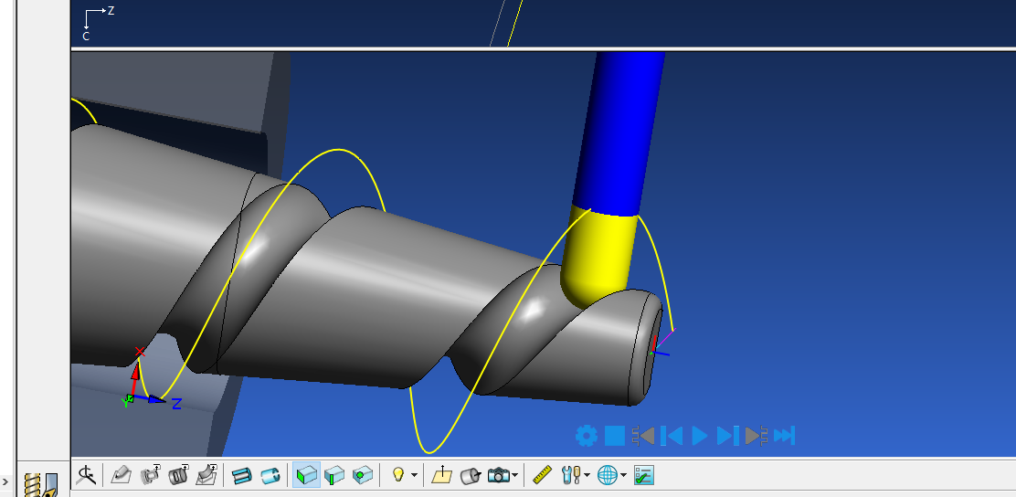 How to machine spiral flutes with a 4-axis toolpath in PartMaker