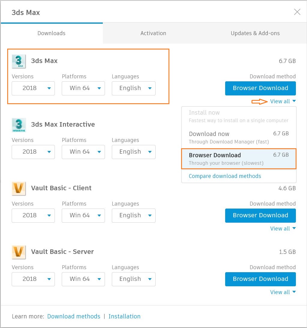 How to download and install pre-2019 versions of Backburner for 3ds Max