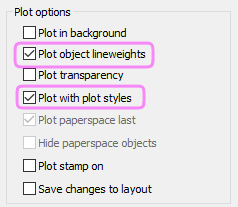 Romans font looks faded when plotting from AutoCAD