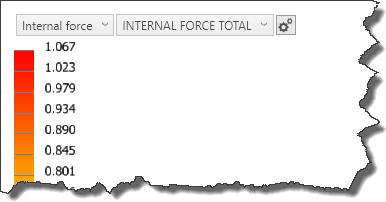 What are the internal force results in Nastran In-CAD and Inventor Nastran