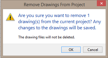 How to remove a file from an AutoCAD Plant 3D project on Autodesk Vault