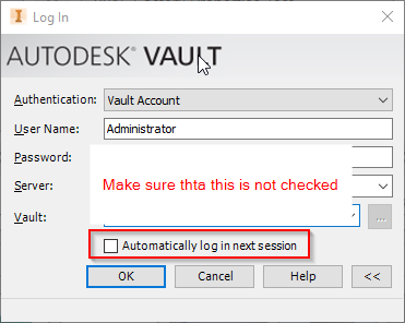 Can a Vault client log into different vaults