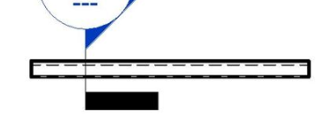 Using Hidden Line styles for a cut wall in Revit shows a white dashed ...