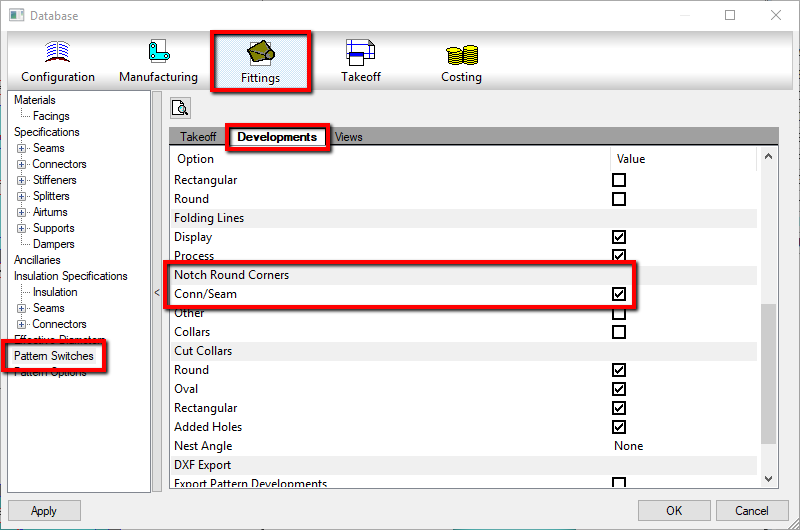 How to notch out Round Connector/Seam corners on pattern CID 8 - Square ...