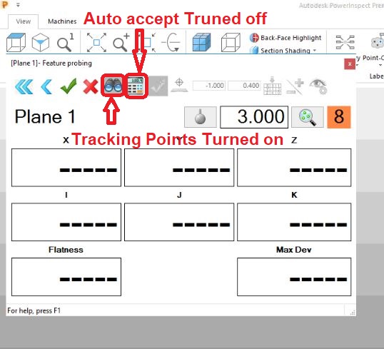 Plane not able to create after probing minimum points and plane details ...