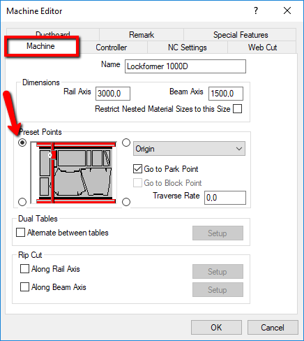 Lockformer 1000D Post Processor does not output the correct sheet orientation from CAMduct