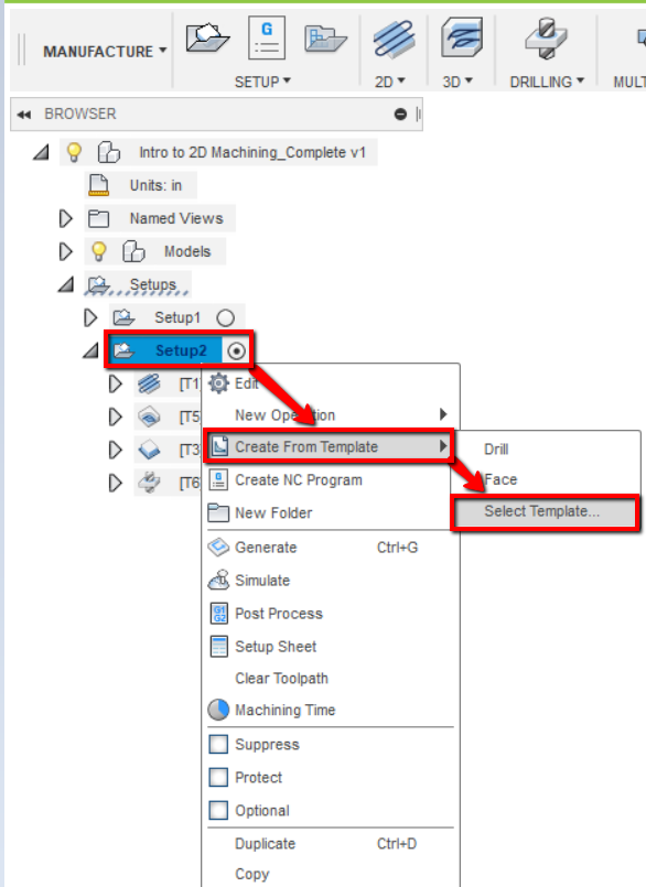 How to bring Inventor CAM toolpaths, setups, and templates into ...