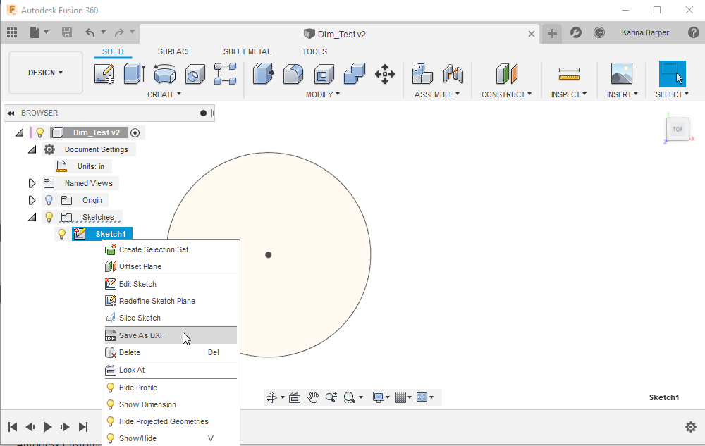 Dxf And Dwg Files Are In Centimeters When Exported From Fusion 