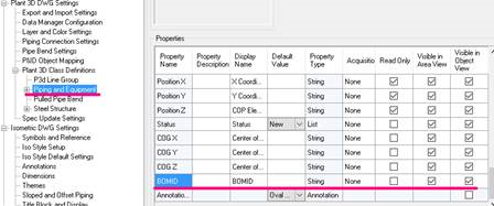 Continuous index of BOM ID on isometric for the all component in the ...