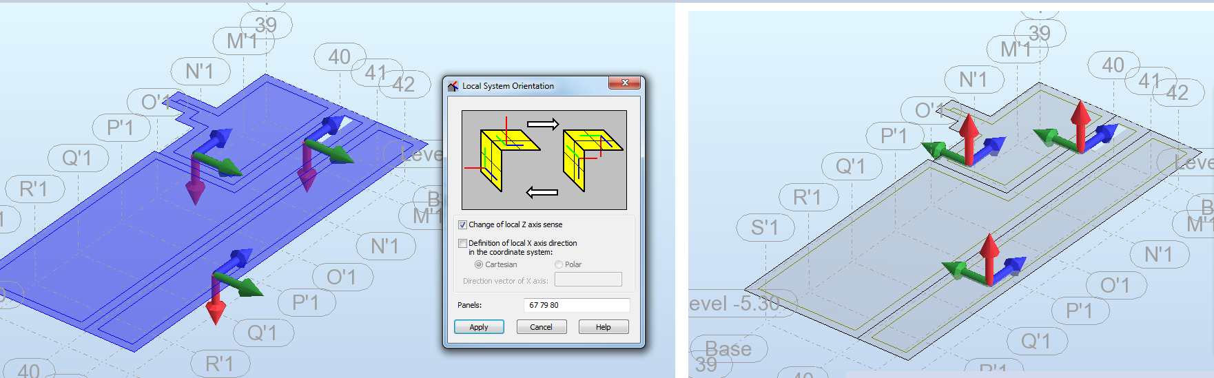 List of verification points for slab (floor) punching is empty in RC Slab Provided Reinforcement ...