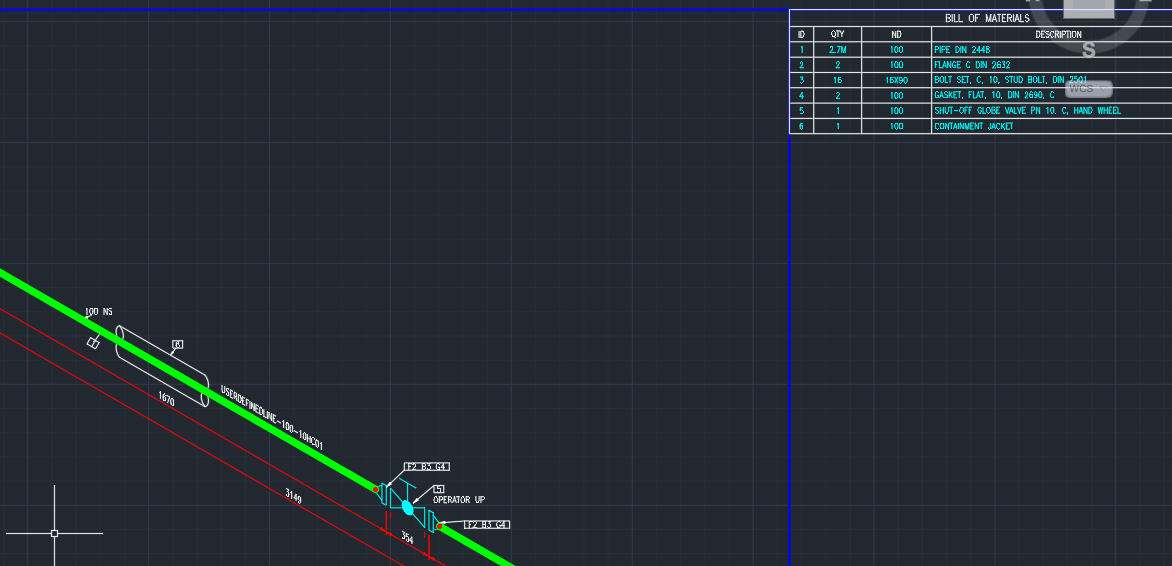 Modeling double containment pipes in AutoCAD Plant 3D