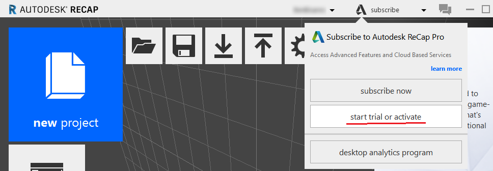 ReCap does not recognize the subscription to ReCap Pro
