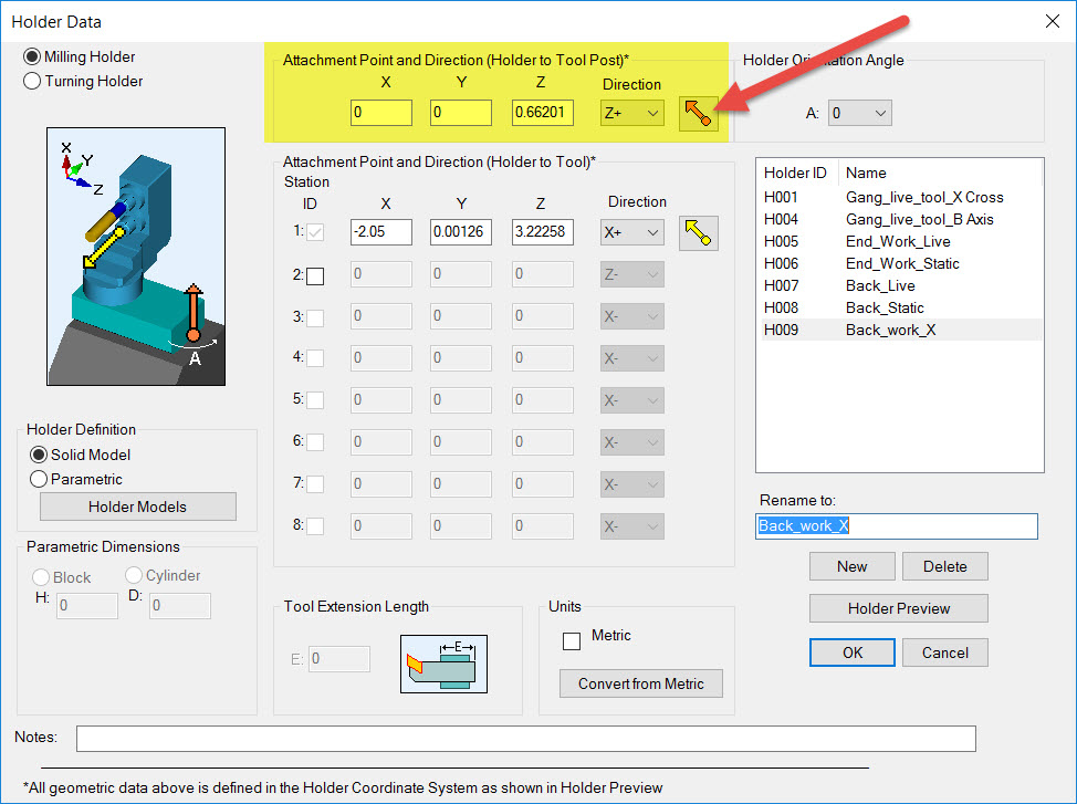 How to add a holder to full machine simulation in PartMaker